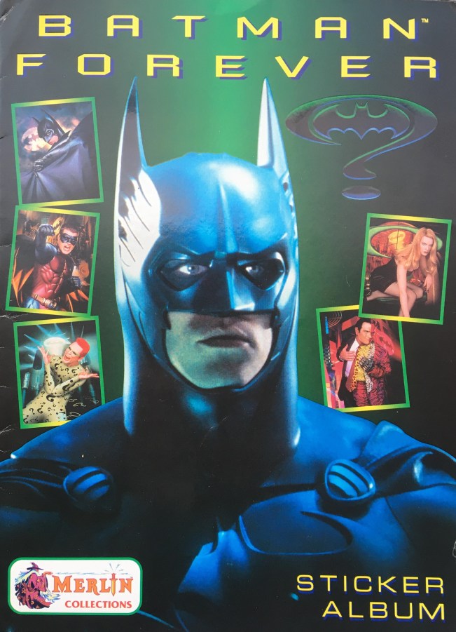 Remembering the Batman Forever Merlin sticker album | I'll Get Drive-Thru