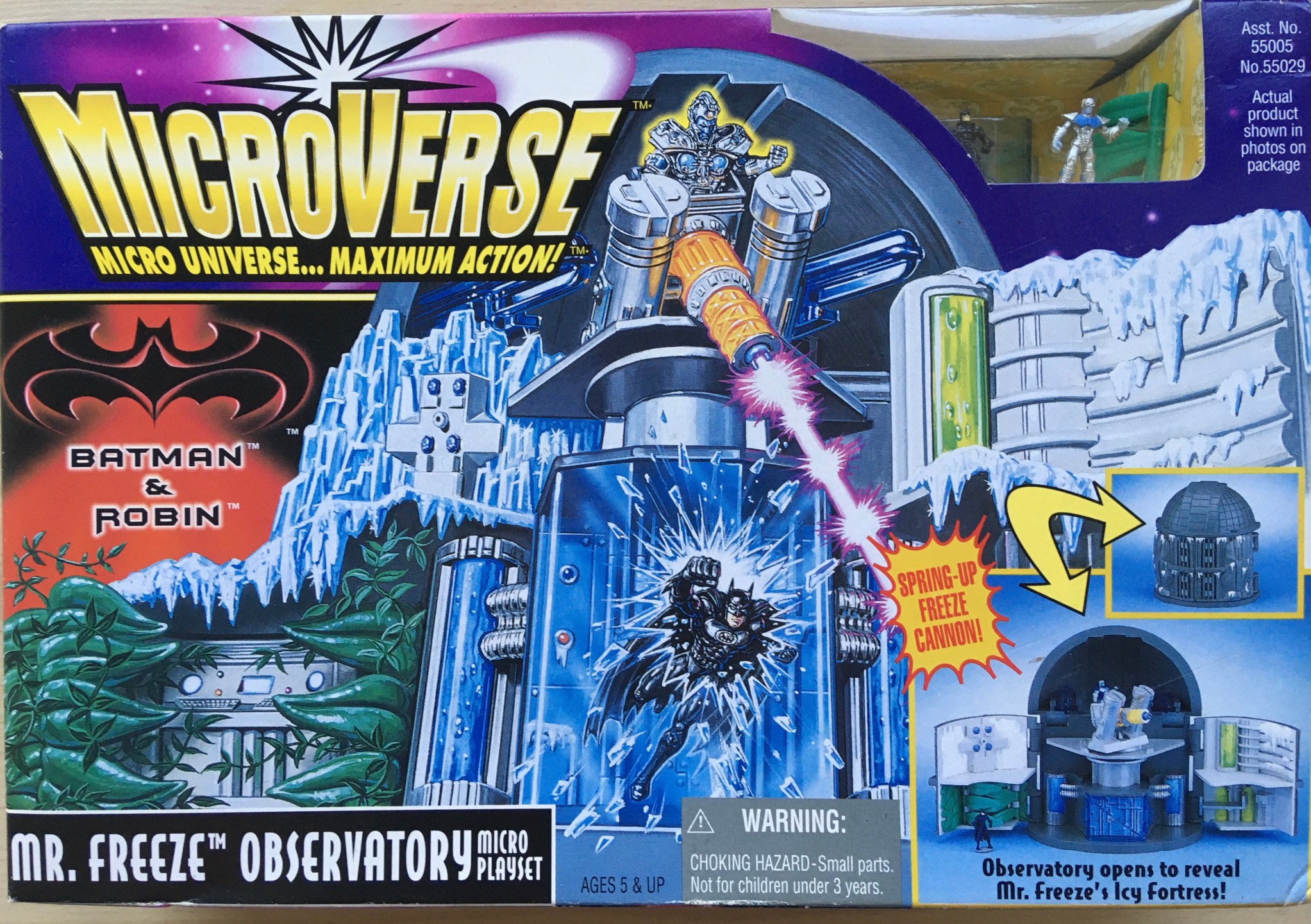 Batman & Robin MicroVerse – Mr. Freeze Observatory micro playset | I'll ...
